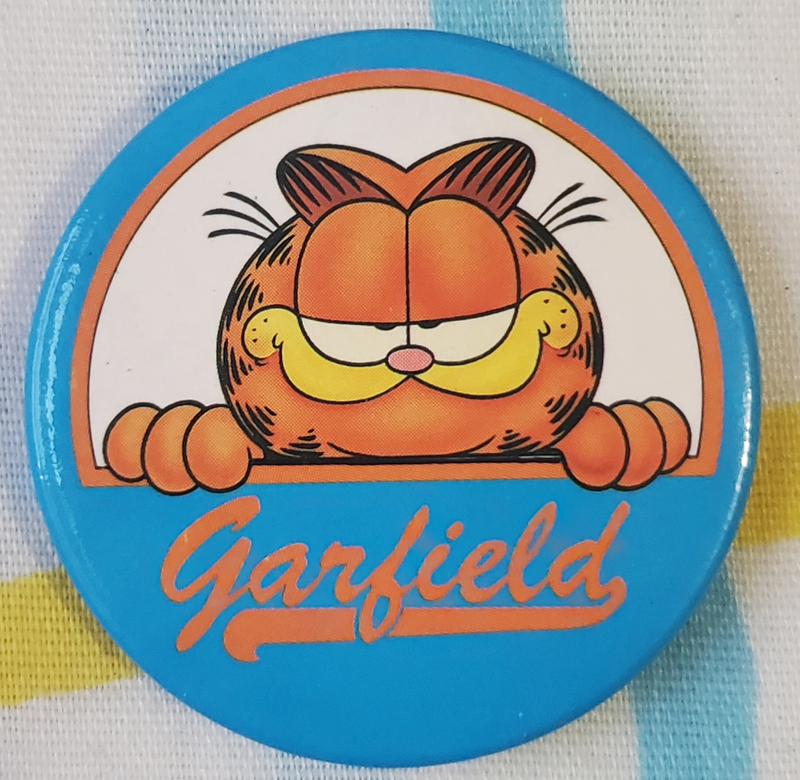 80s/90s Garfield 1.5 pin badge A165a | Etsy