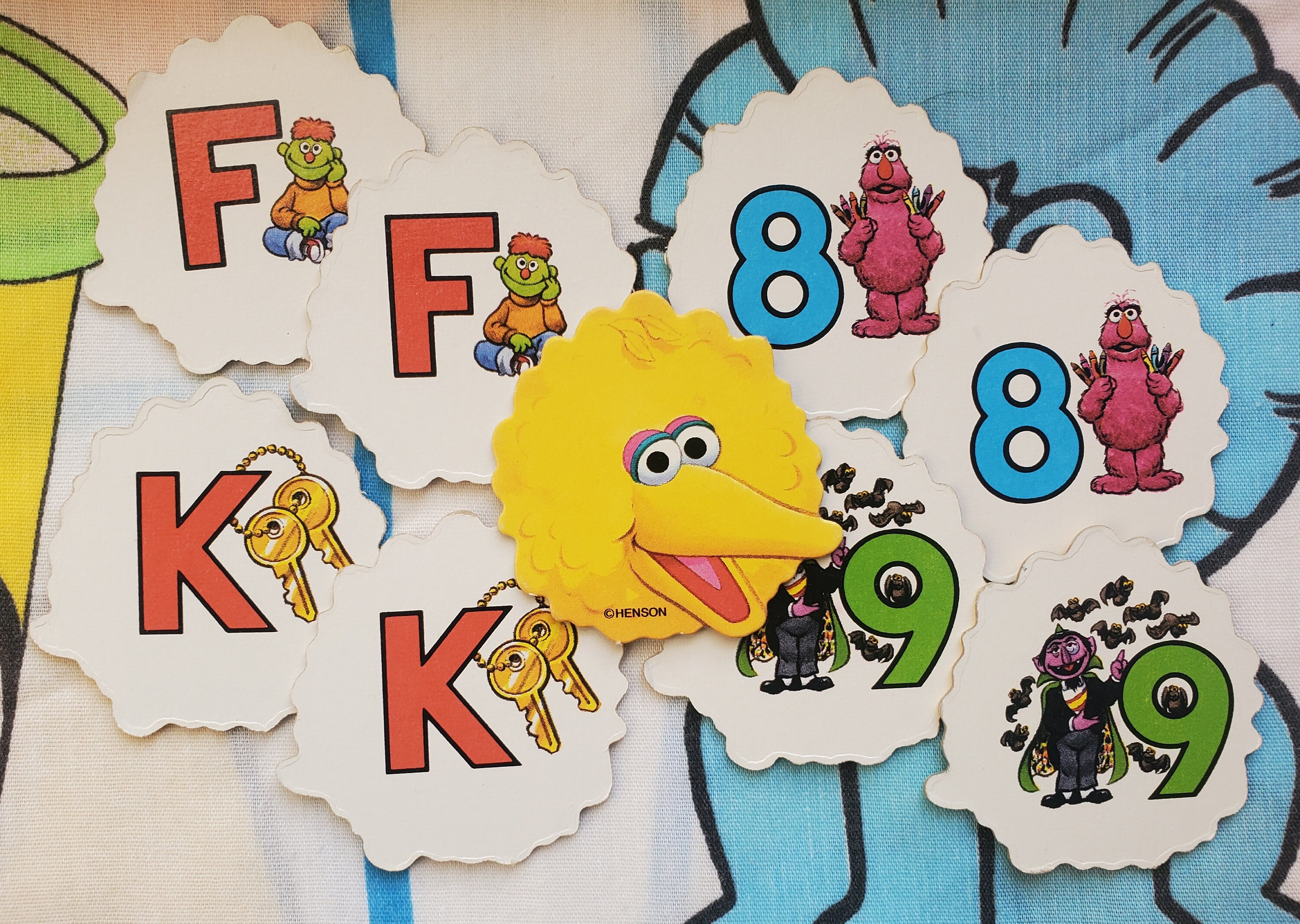 1991/92 Sesame Street Memory Game Complete Big Bird | Etsy