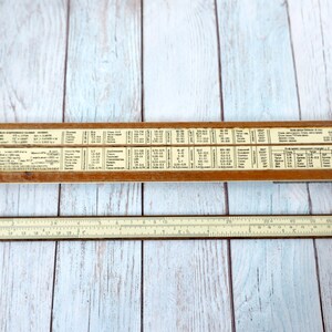 Logarithmic Ruler Vintage Slide Mathematics Calculating Rule - Etsy