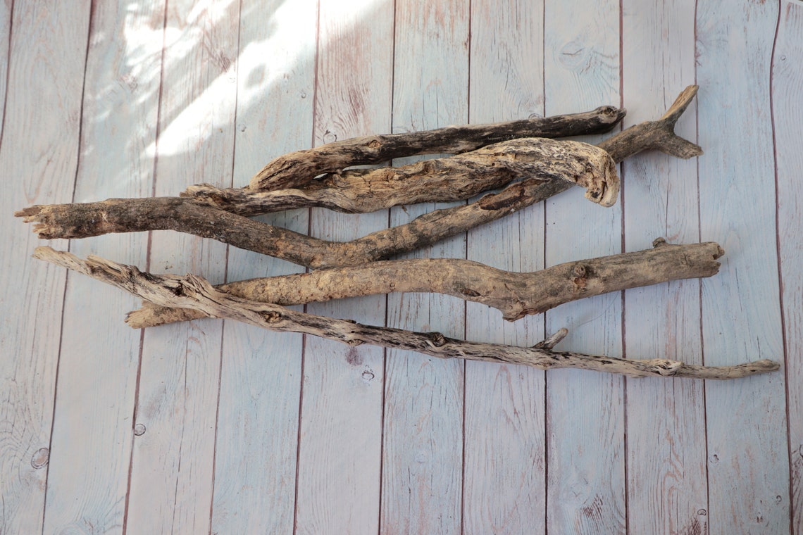 5 longs bâtons de bois flotté texturé 9 16 | Etsy