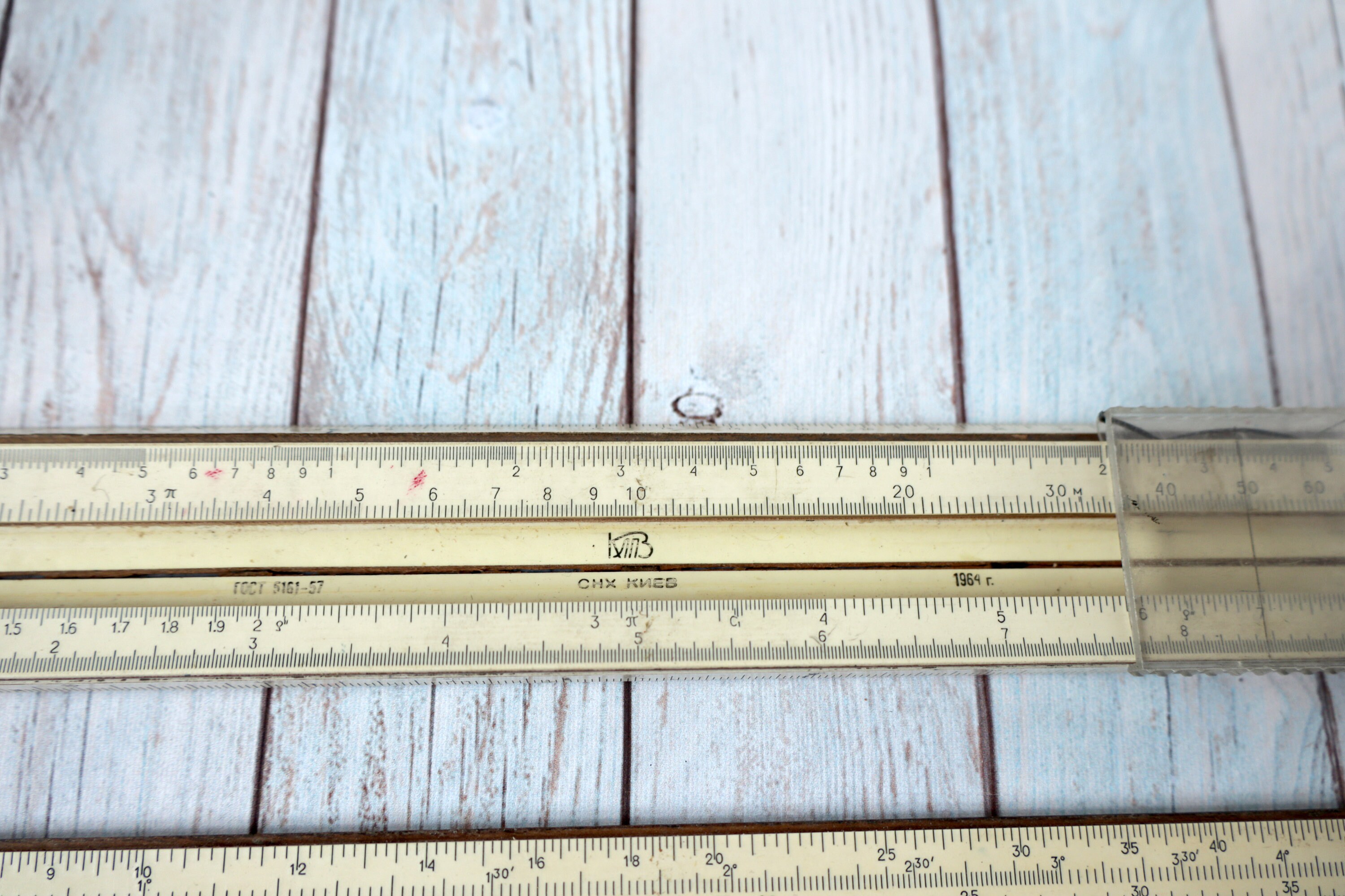 Logarithmic Ruler Vintage Slide Mathematics Calculating Rule - Etsy