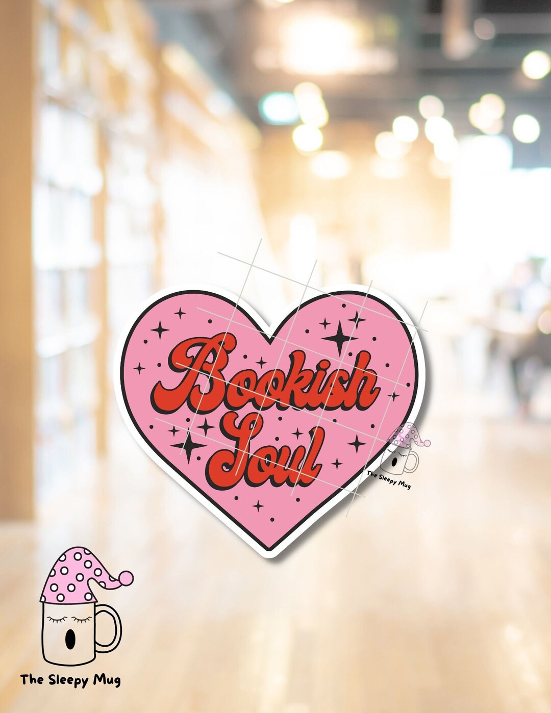 Bookish Baddie STICKER Funny Book Lover Audio Worm List Bookmark Smut ...