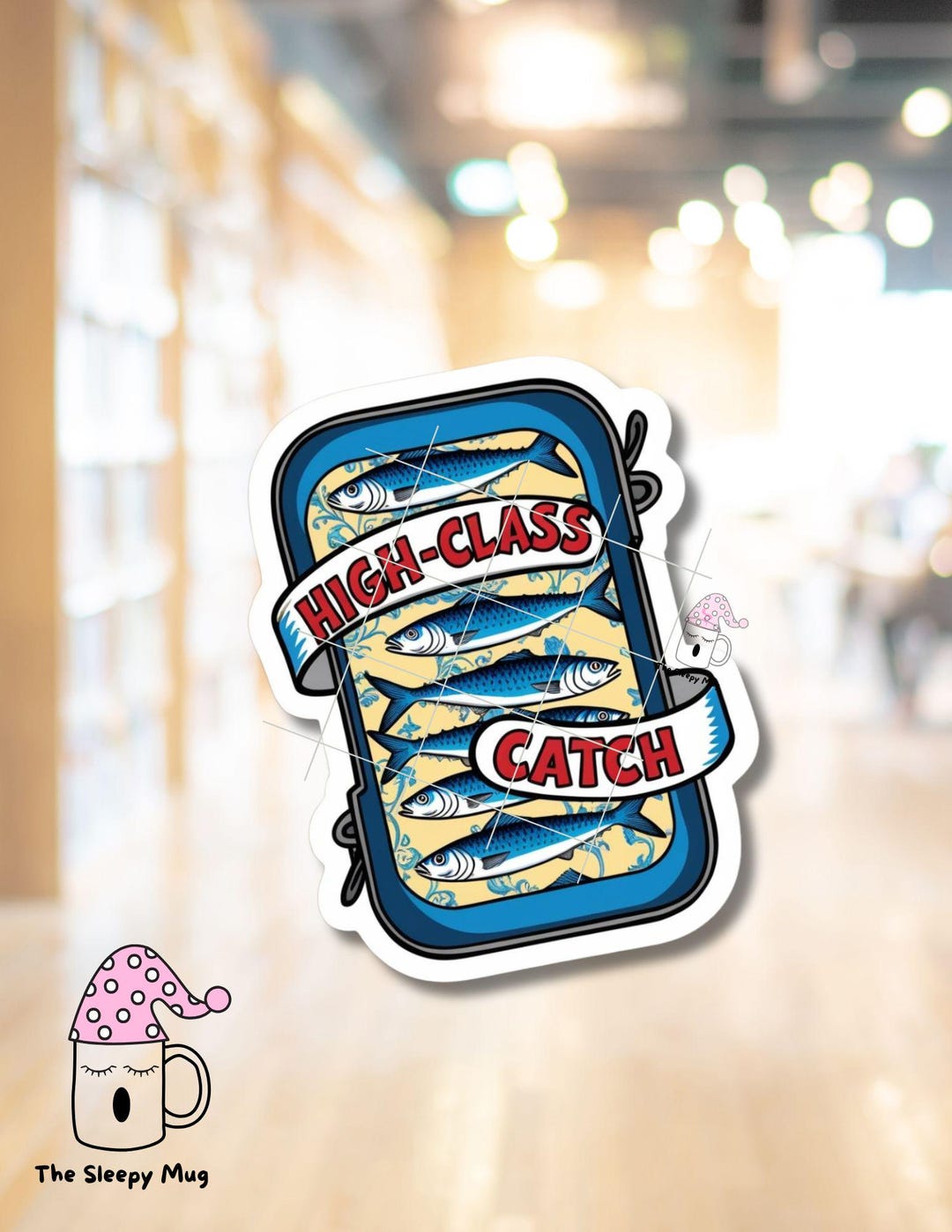 High Class Catch Sardine Tin Sticker: Waterproof Vinyl Decal - Etsy