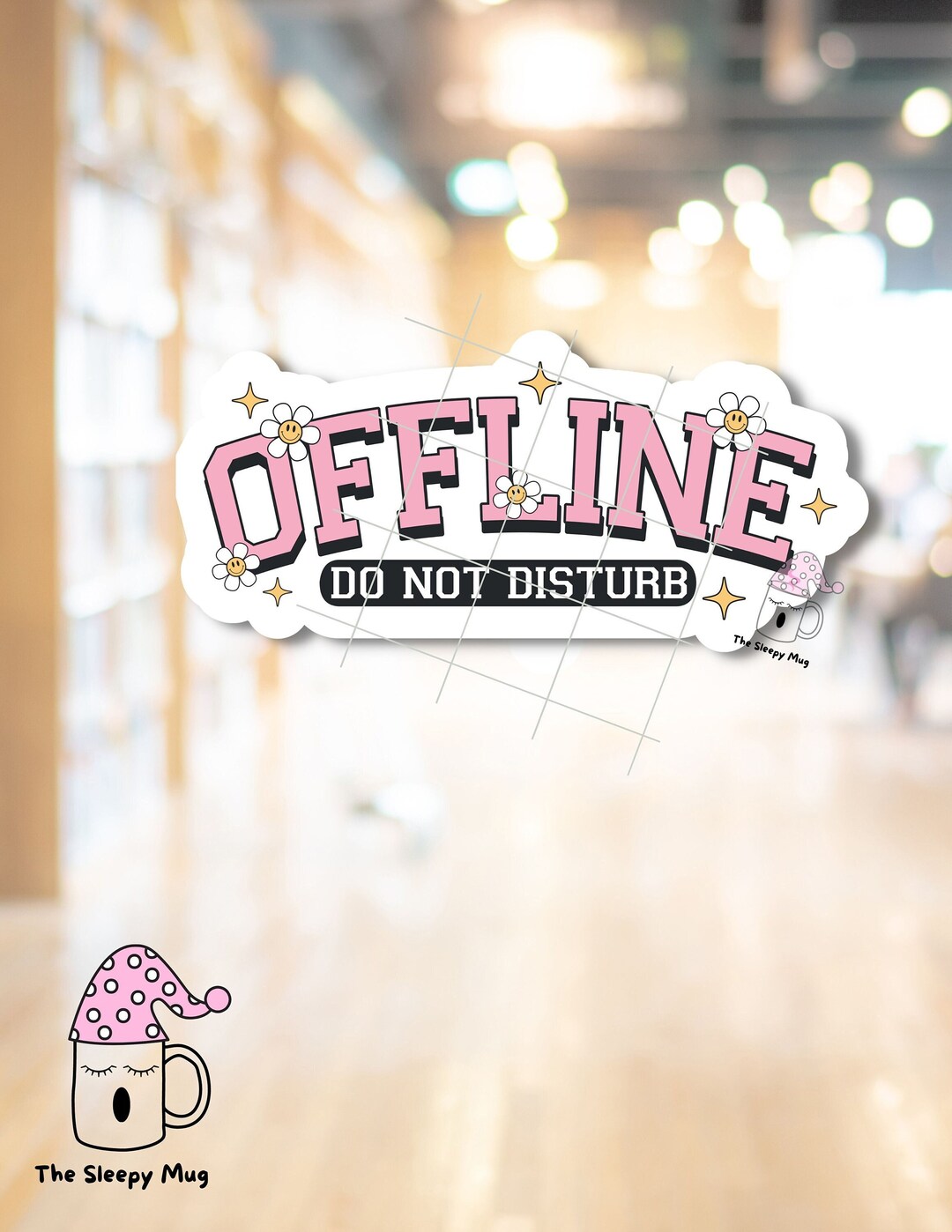 Offline Do Not Disturb Sticker: Sarcastic Humor, Laptop Decal - Etsy