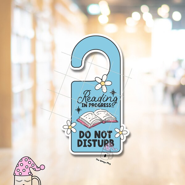 Reading Do Not Disturb Stickers - Etsy