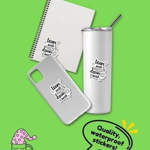 Teamwork Makes the Dream Work STICKER Inspirational Motivational Team ...