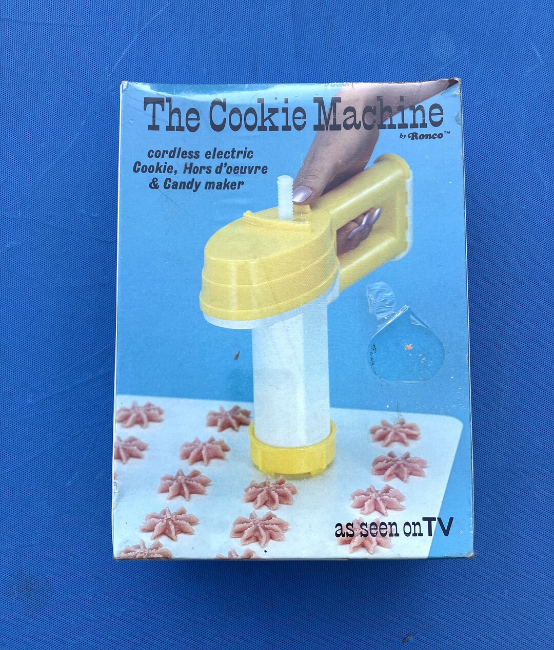 The Cookie Press Machine Ronco Vintage 1976 Old TV Teleproducts Popiel ...