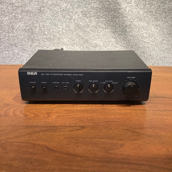 Desktop Stereo Amplifier for CD Tape Tuner Phono RCA Optimus - Etsy