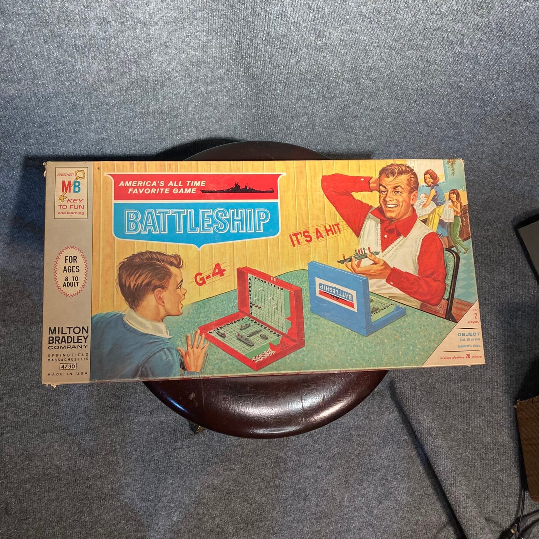 Battleship MB 1967 Milton Bradley Board Game Toy USA Battle Ship - Etsy