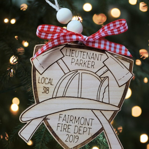 Fire Department Christmas Svg - Etsy