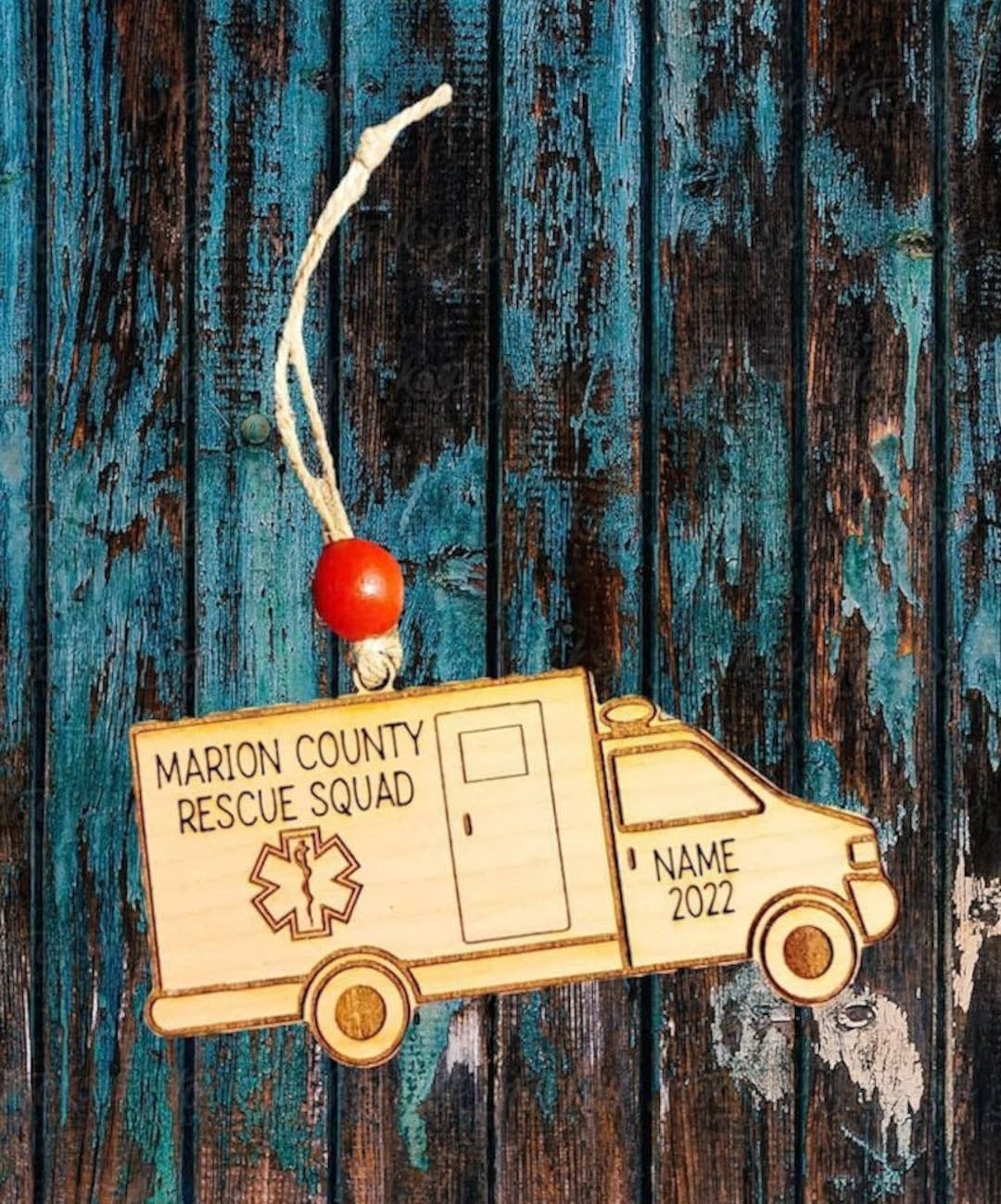 Ambulance, Rescue Squad, EMS, Ornament, Christmas, SVG, Laser File ...