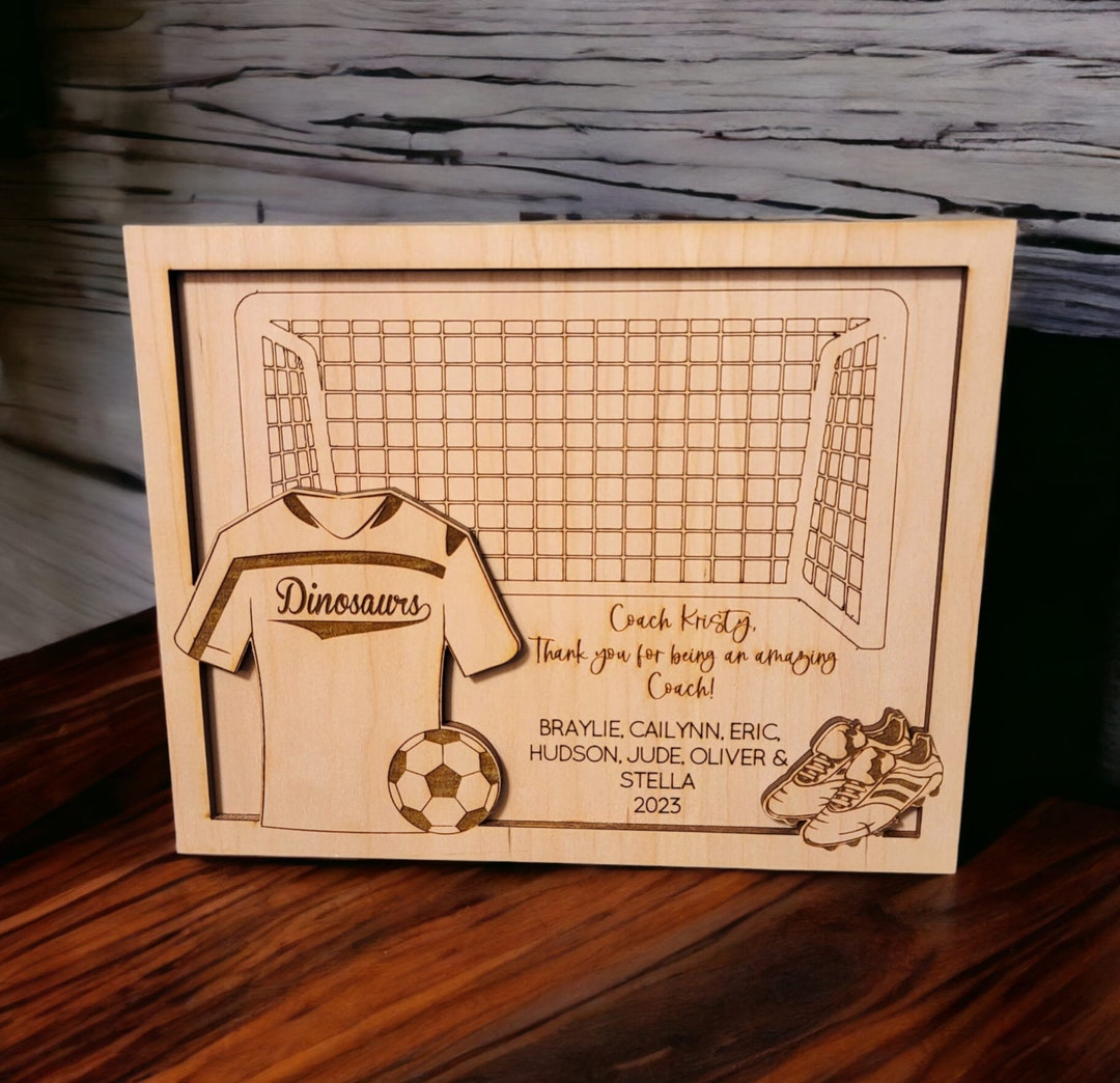 Laser Cut Soccer Award SVG: End of Year Gift (digital File) - Etsy