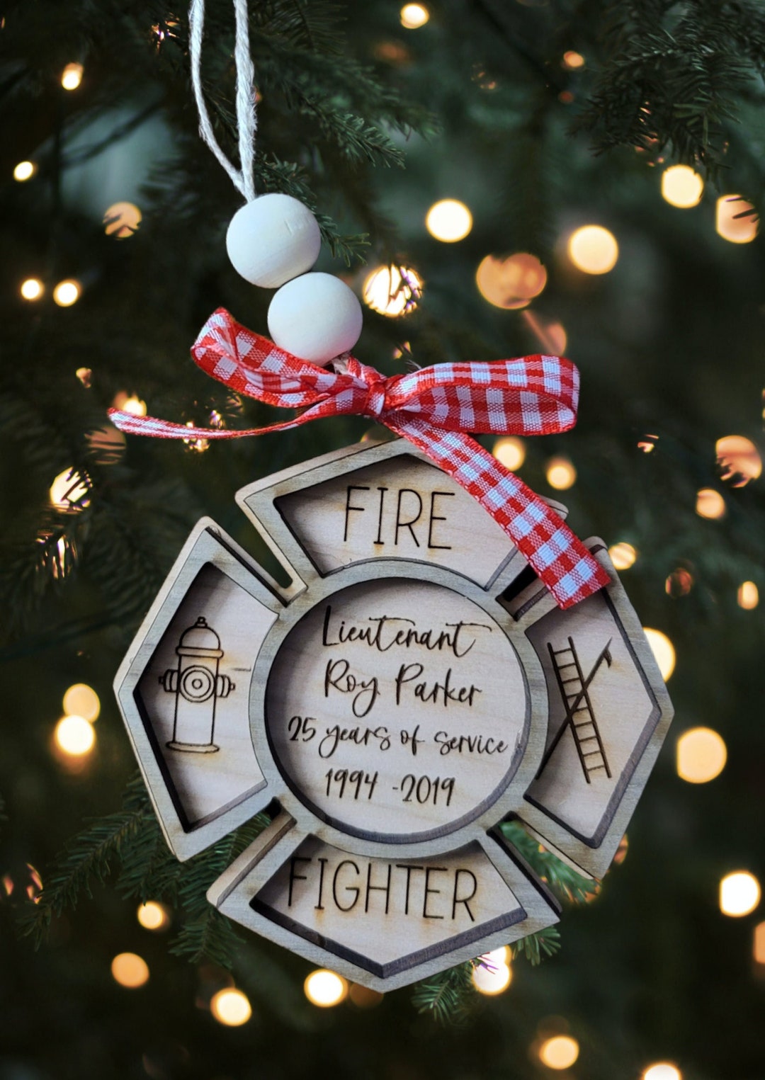 Fire Department, Fireman, Fire Department Bundle of 4, Ornaments ...