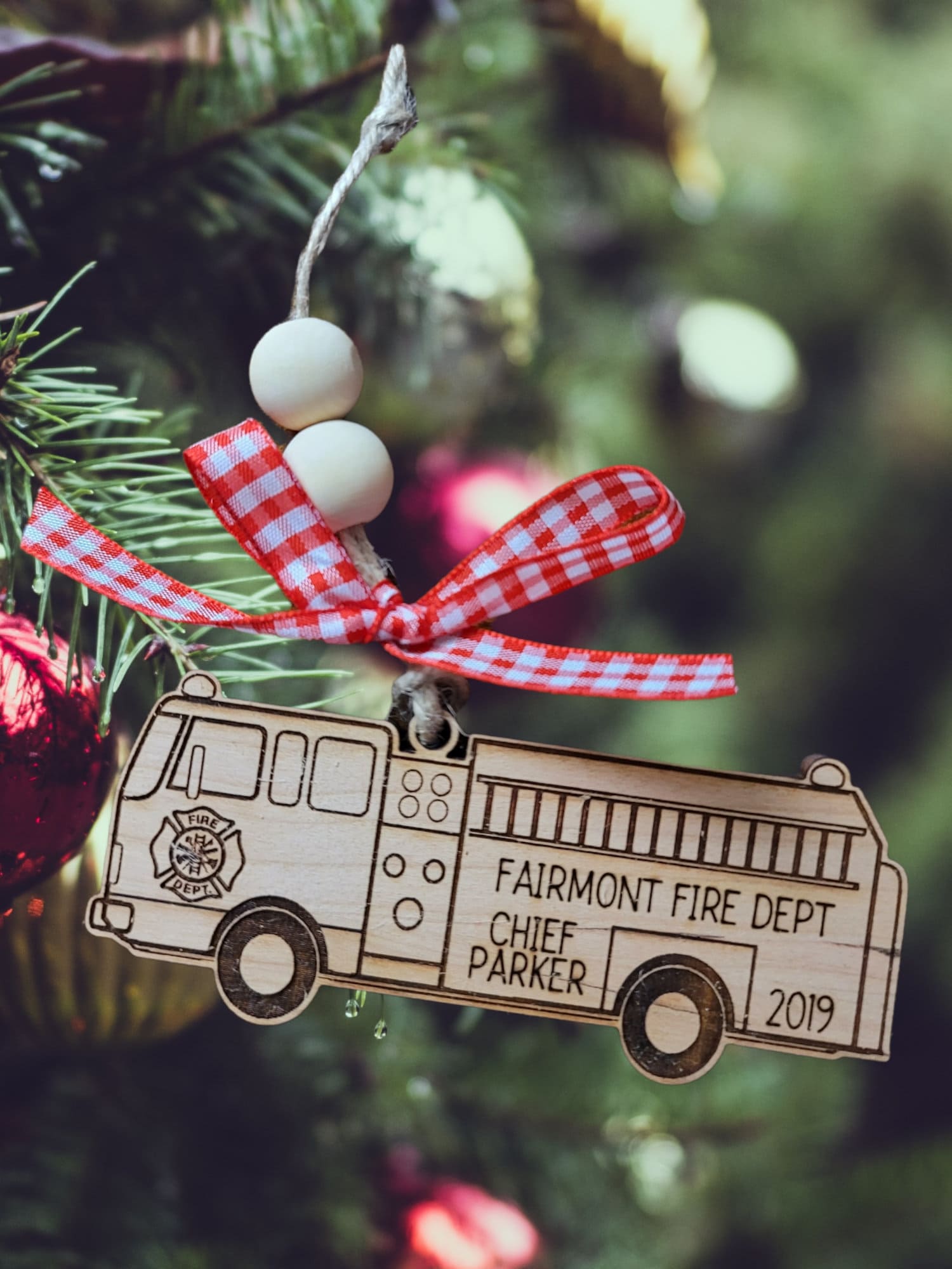Fire Department, Fireman, Fire Department Bundle of 4, Ornaments ...