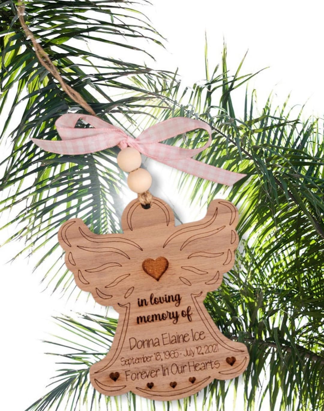 In Memory, Angel, Ornament, Sign, Christmas, SVG, Laser File, Glowforge ...