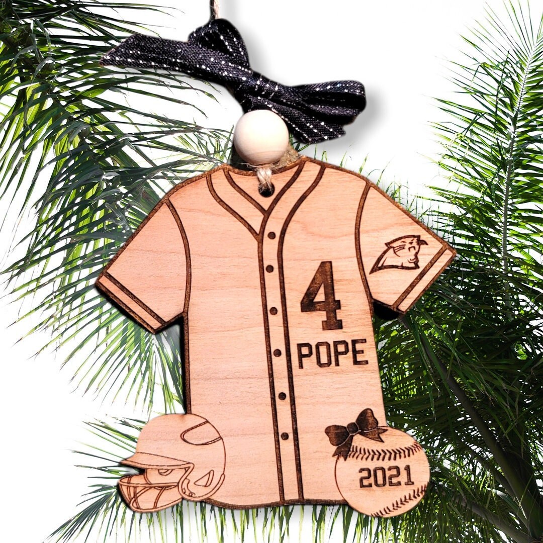 Girls Softball, Softball Jersey, Christmas, Ornament, SVG, Laser File ...
