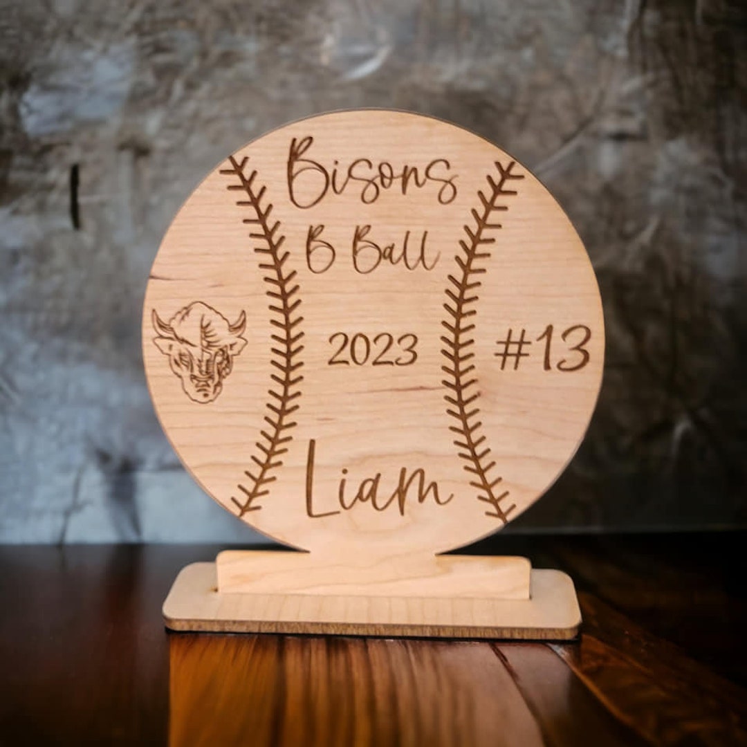 Baseball Softball Trophy SVG: Laser Cut End of Year Gift (digital File ...