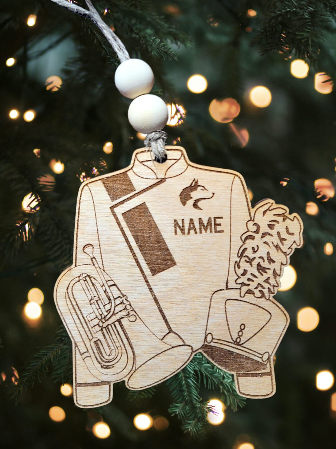 Band Uniform Ornament: Baritone, Laser Cut SVG (digital File) - Etsy