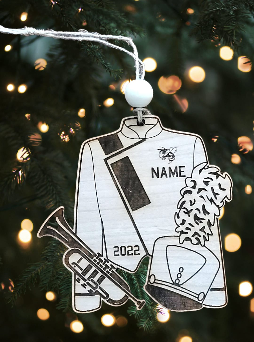 Band, Trumpet, Ornament, Christmas, Marching Band, SVG, Laser File ...