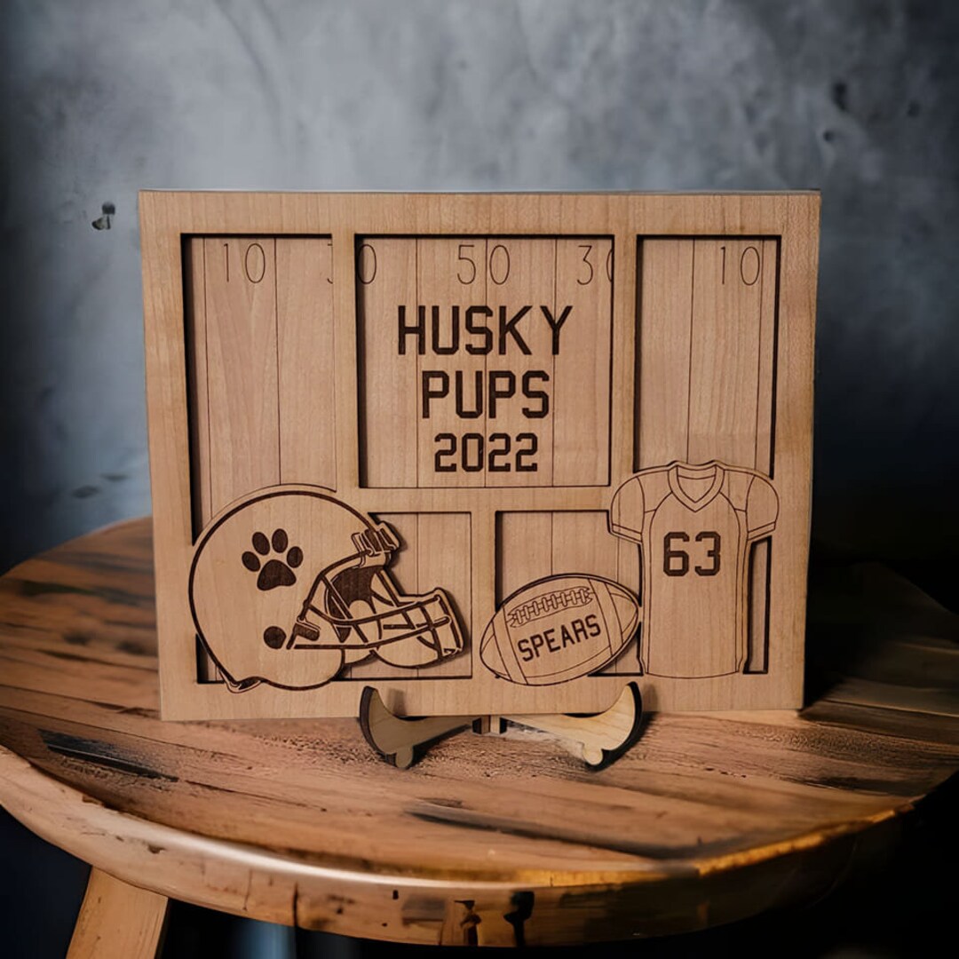 Laser Cut Football Sign: End of Year Gift SVG (digital File) - Etsy