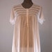 Peruvian Pima Cotton Nightgown With Hand-crochet Detail, Short Ruffle ...