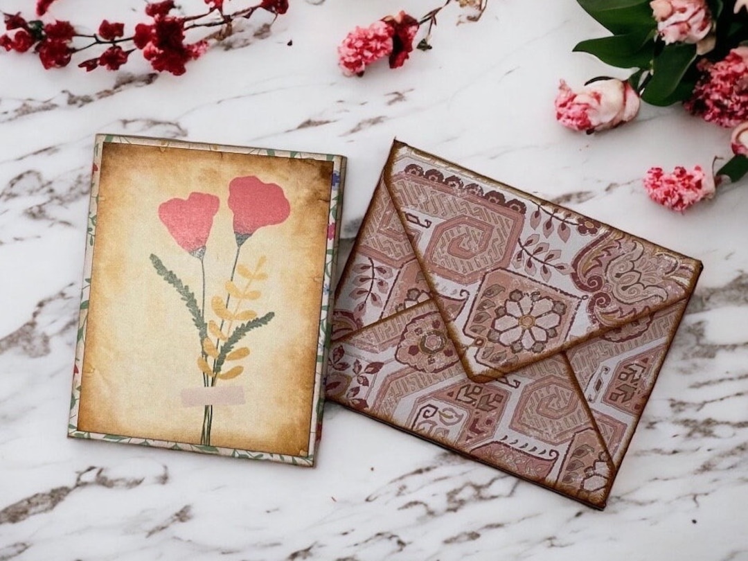 Vintage Flowers Artist Cards Notebook, ATC Book, Art Cards Editions and ...