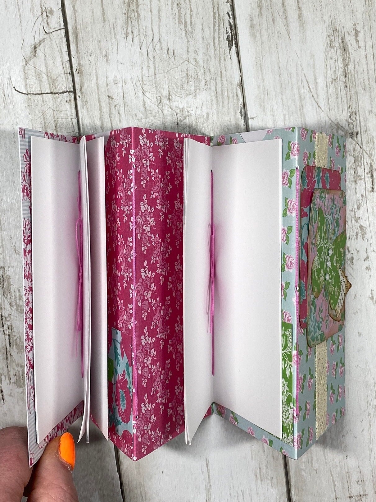 Butterfly Flip Flop Journal, Blank Notebook, Handmade Sketchbook ...