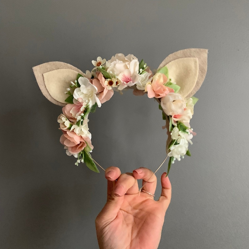 Flower Kitty Ears - Etsy