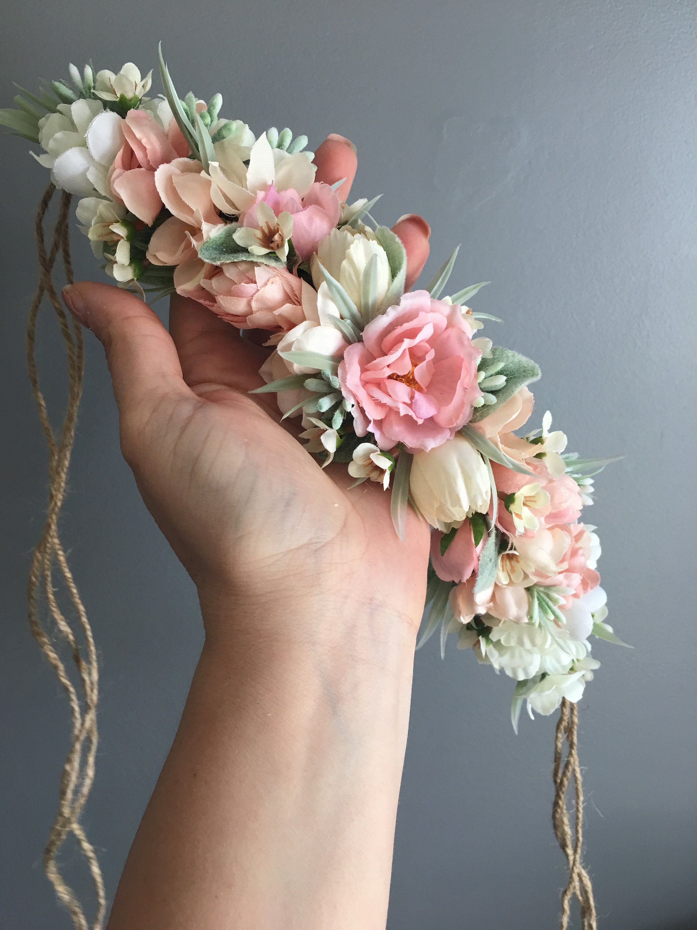 Flower Crown Toddler Flower Crown Newborn Flower Crown Tieback flower-crown-toddler-flower-crown-newborn-flower-crown-tieback