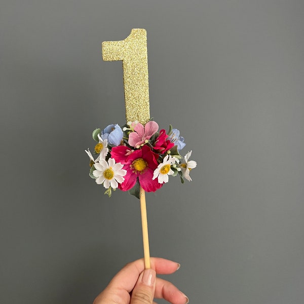 Flower Cake Topper - Etsy