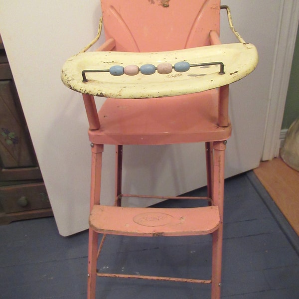 Pink High Chair - Etsy