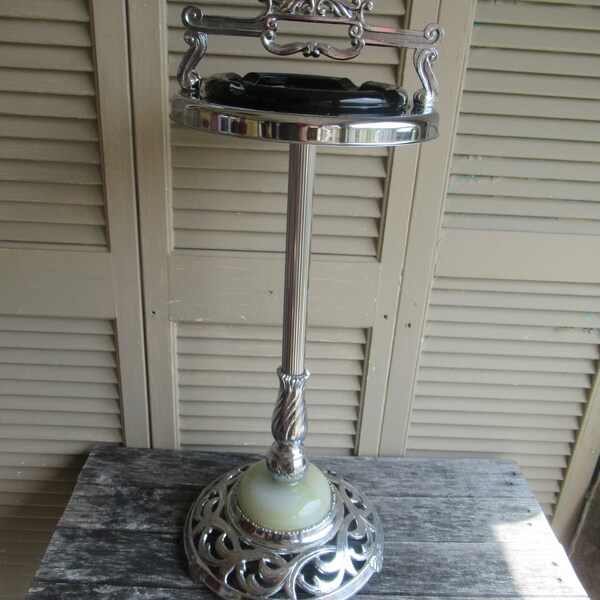 Antique Ashtray Stand - Etsy