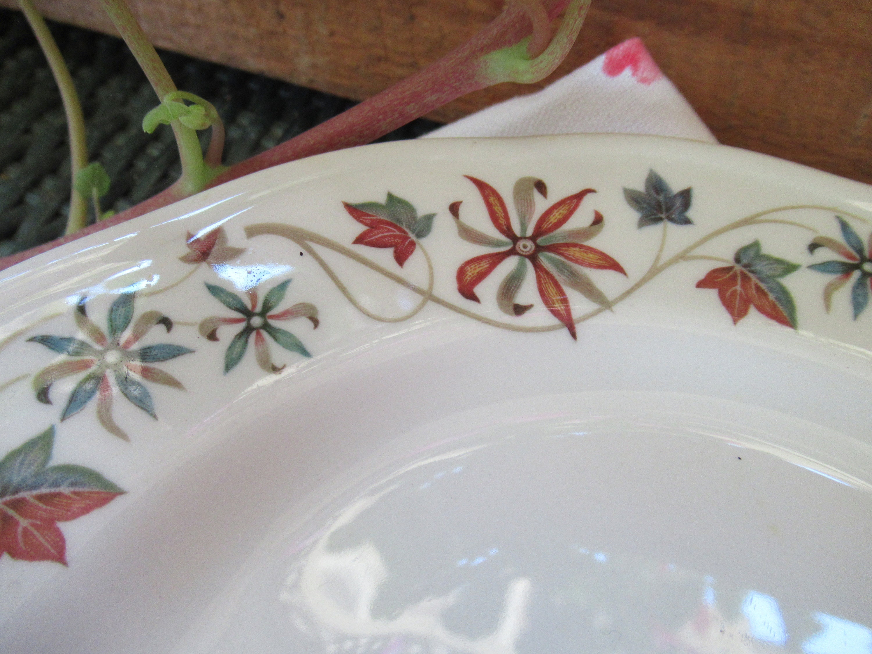 Duraline Grindley Hotel Ware Cassidys 8 Vintage Glazed Lunch Plates ...