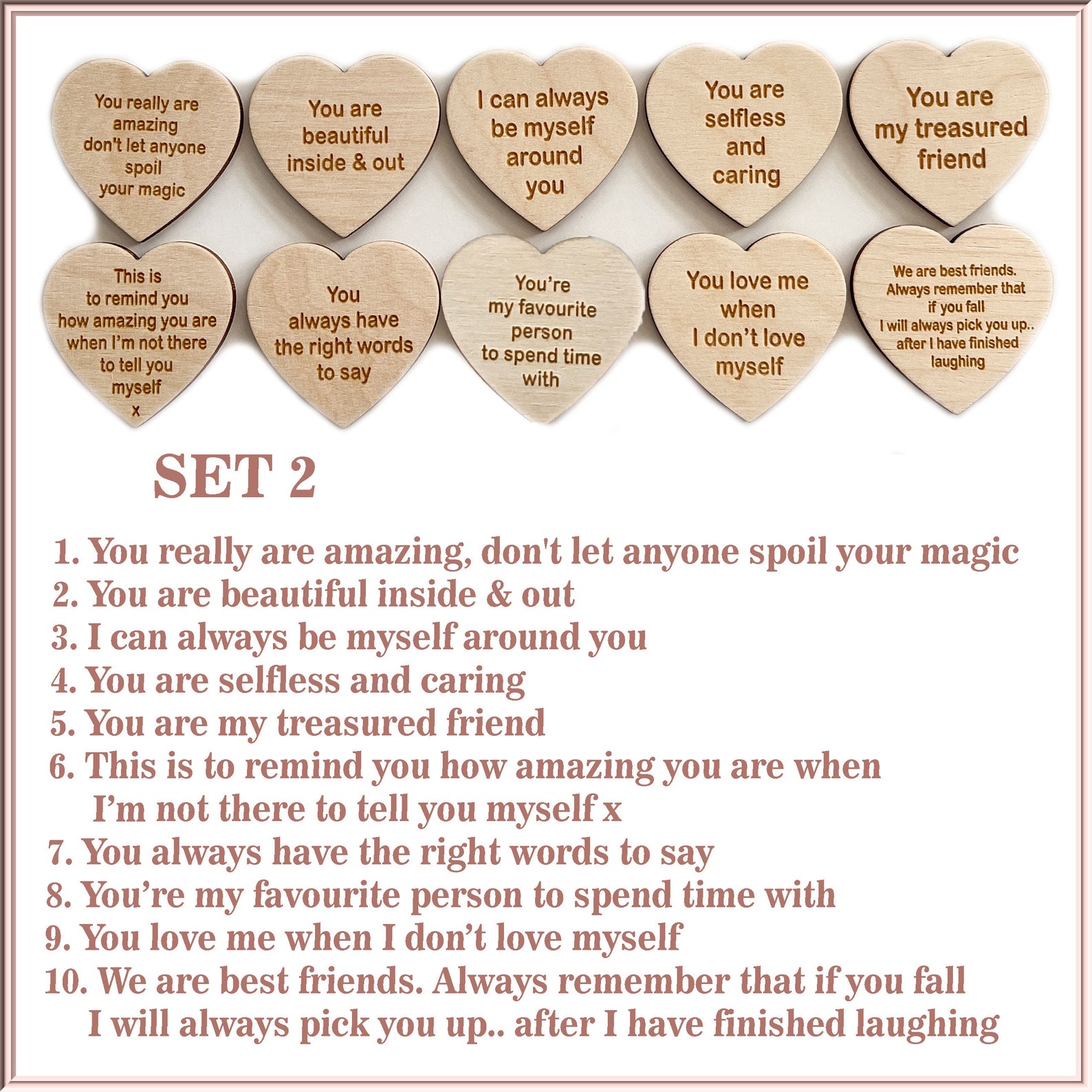 Reasons Why You Are My Bestie Best Friend Gift Friendship Etsy