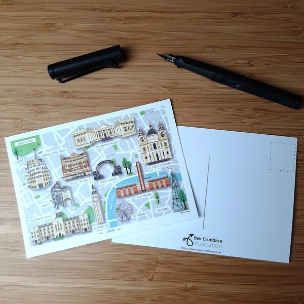 London Postcard - Etsy UK