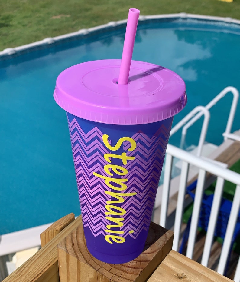 TAL 4 Pk 24oz Color Changing Cup Venti Cups Reusable | Etsy TAL 4 Pk 24oz Color Changing Cup Venti Cups Reusable | Etsy