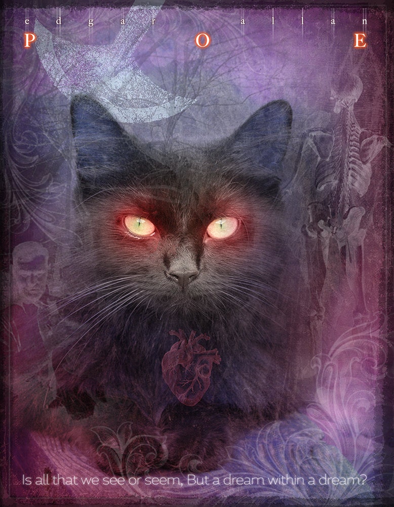 POE - Photo Illustration Print - Etsy