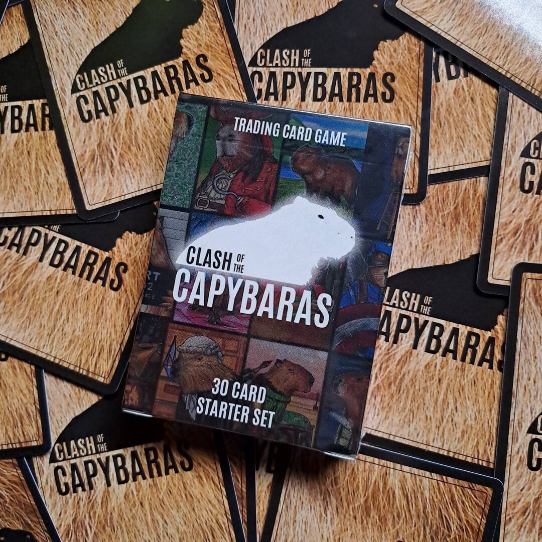 Clash of the Capybaras- 30 Card Starter Set - Etsy