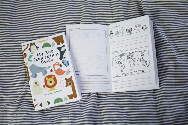 Zoo Animal Journal Field Trip Exploration Guide for Homeschool - Etsy