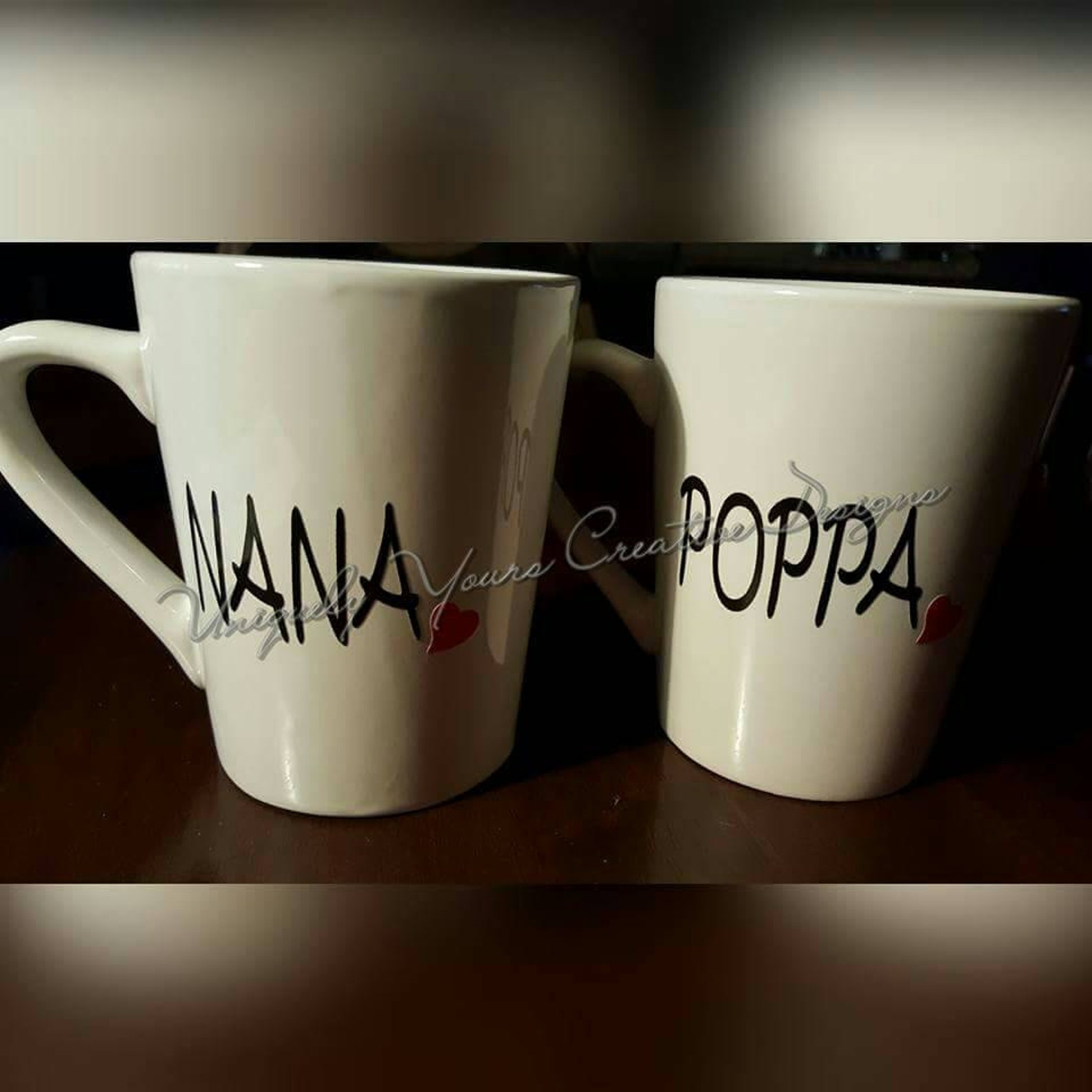 Nana and Papa Mug Set Oma and Opa Mug Set New Grandparents | Etsy