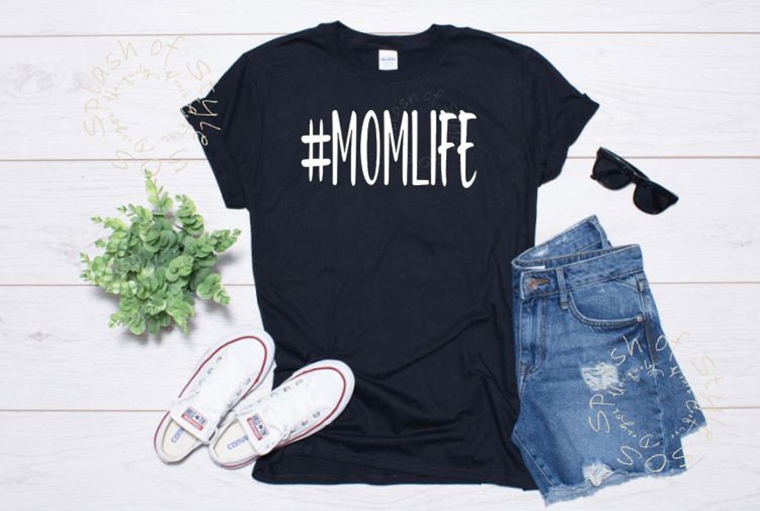Hashtag Momlife Shirt Mom Life Tshirt Mothers Day Gift Idea - Etsy