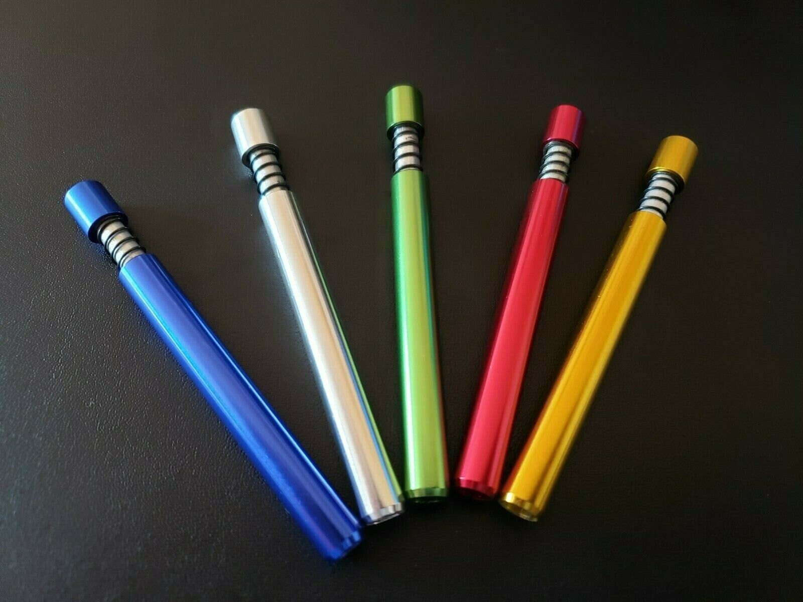 Self Clean One Hitters Pack of 5 PUSH PIPE Spring Loaded - Etsy 日本