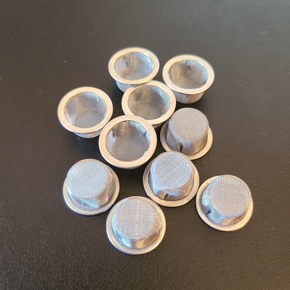 10-pack Metal Pipe Replacement Screens for Quartz Crystal - Etsy
