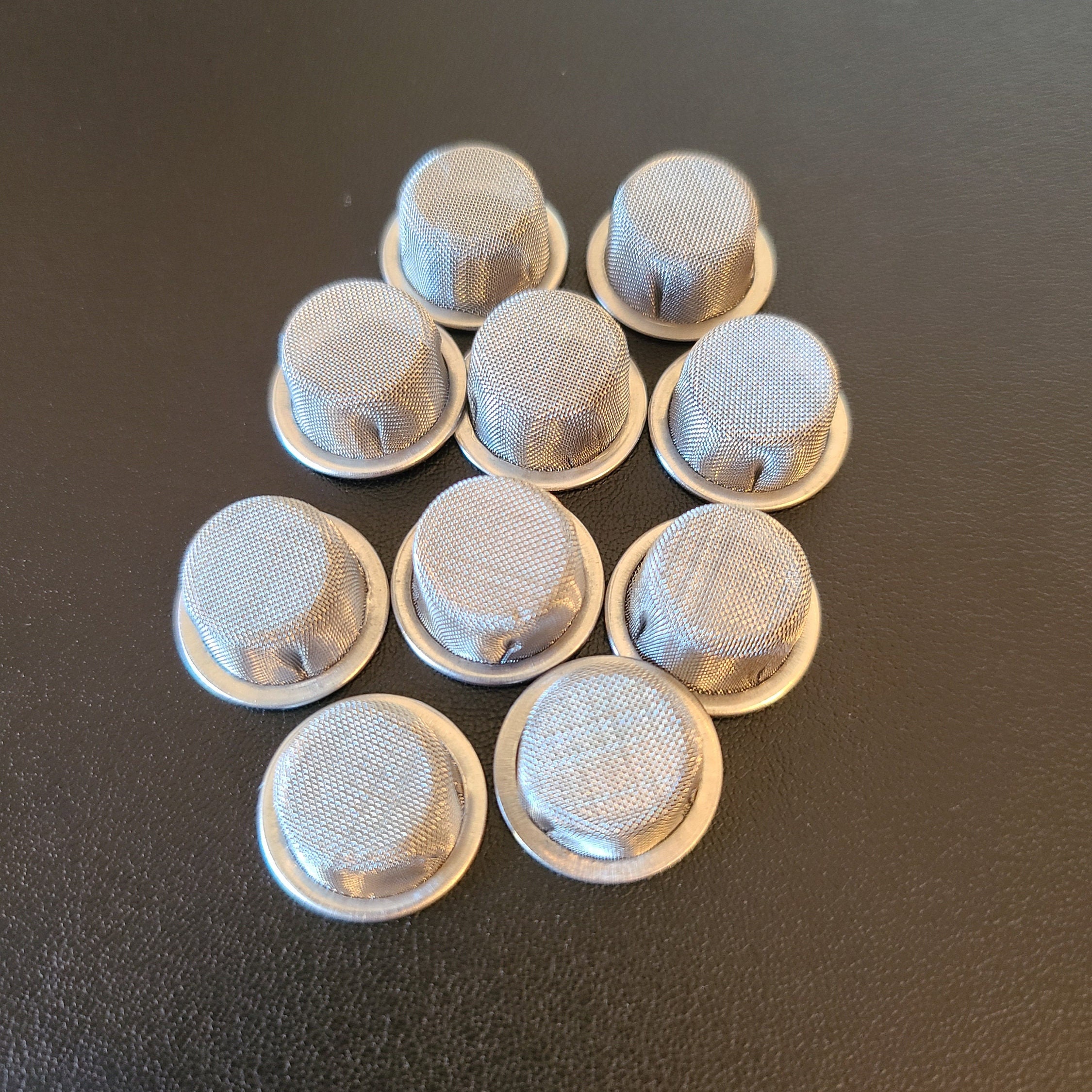 10-pack Metal Pipe Replacement Screens for Quartz Crystal Gemstone ...