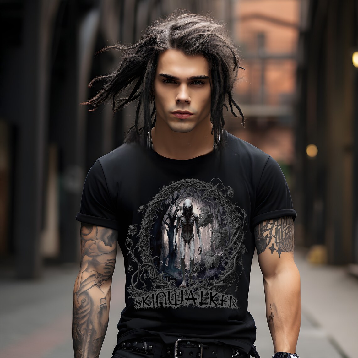 Skinwalker Cryptid Creepy Folklore Unisex T-shirt, Unique Gift ...