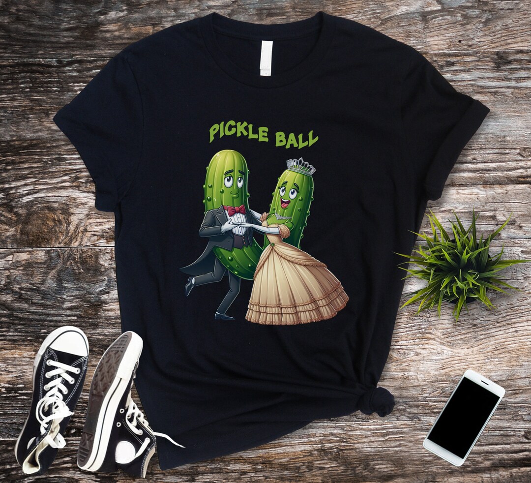 Funny Pickleball Parody Shirt Pickle Ball, Pickles in Ballroom Dancing ...