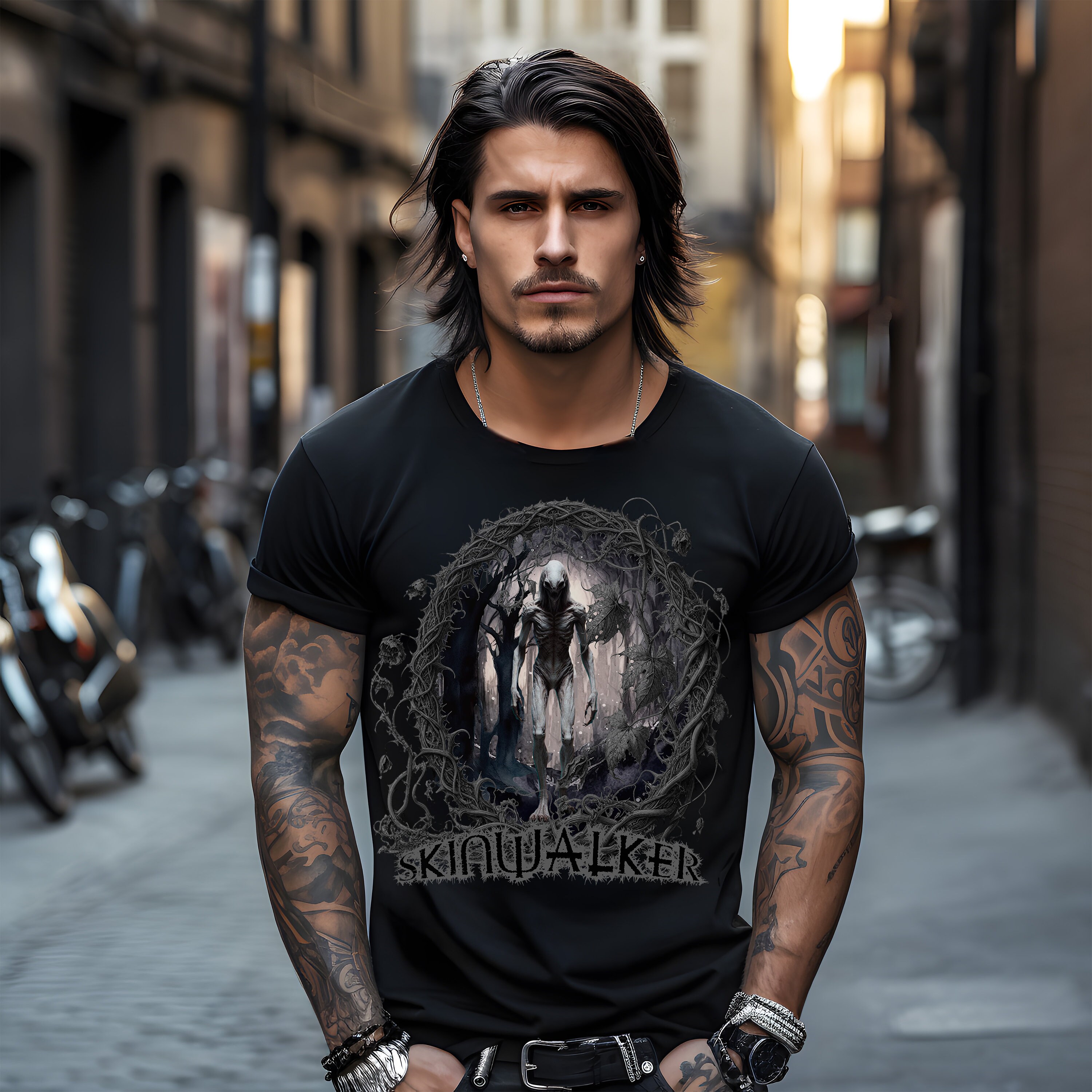 Skinwalker Cryptid Creepy Folklore Unisex T-shirt, Unique Gift ...