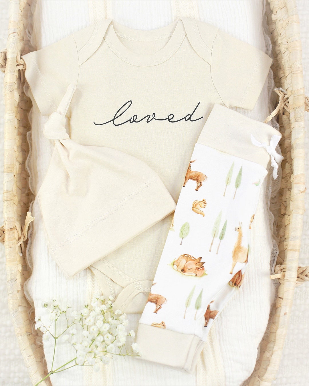 Organic Baby Clothes, Woodland Baby Clothes, Bear Baby Leggings ...