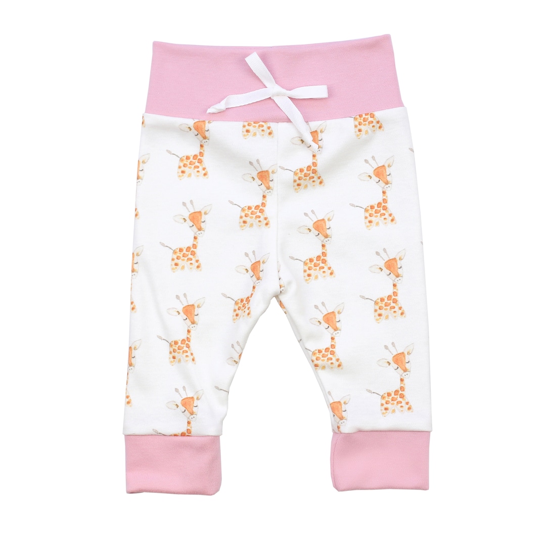 Organic Baby Girl Clothes, Baby Girl Giraffe Pants, Giraffe Baby Girl ...