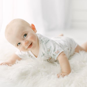 Organic Baby Clothes, Gender Neutral Baby Clothes, Otter Baby Bodysuit ...